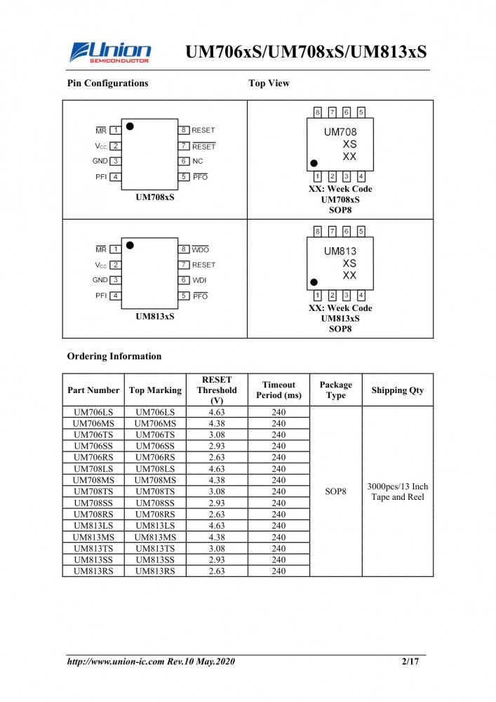 UM706SS datasheet page 2