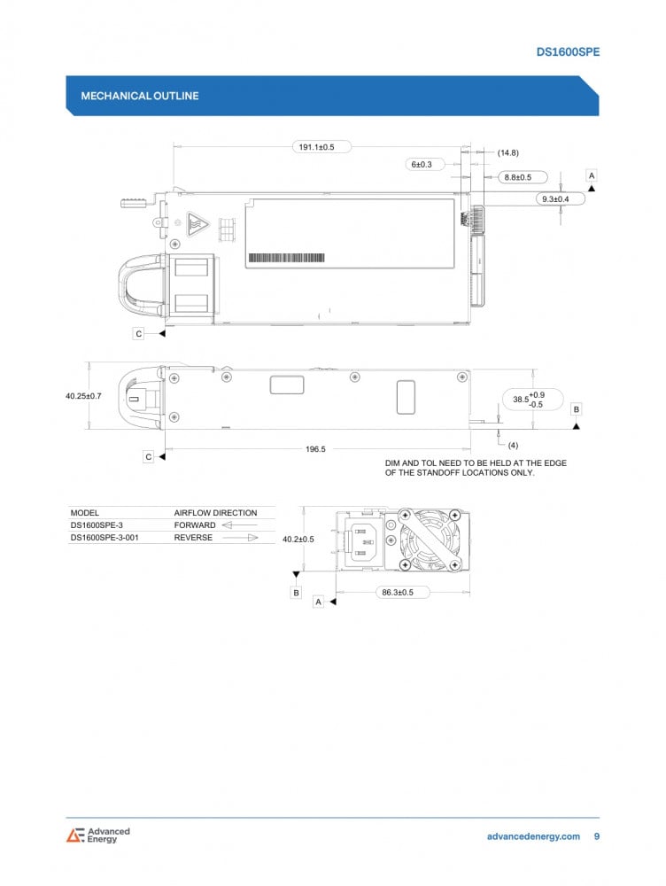 DS1600SPE-3 datasheet page 9