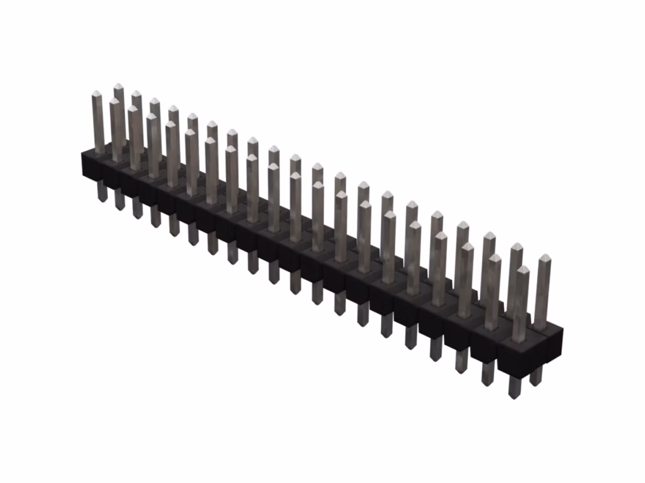 C-Grid Header, 2.54mm Pitch, Through Hole, Dual Row, Vertical, 40 Circuits, 2.54µm Tin (Sn) Plating, Tray Packaging, Lead-Free for sale