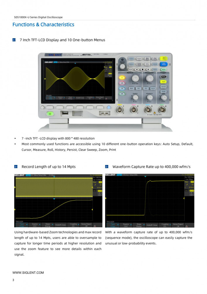 SDS1000X-U datasheet page 4