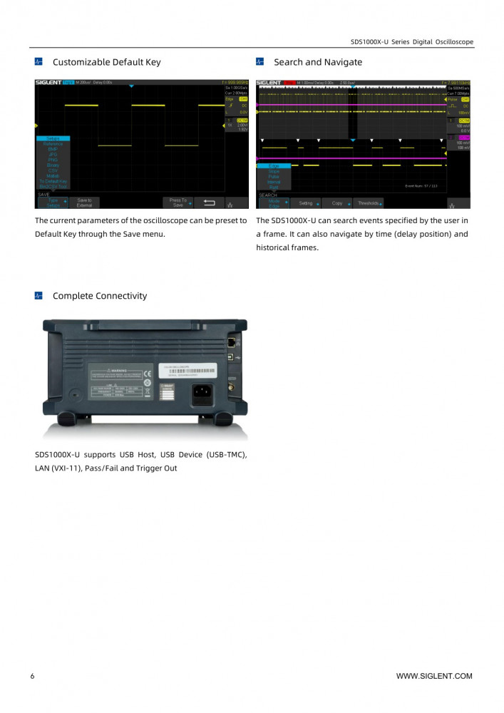 SDS1000X-U datasheet page 7