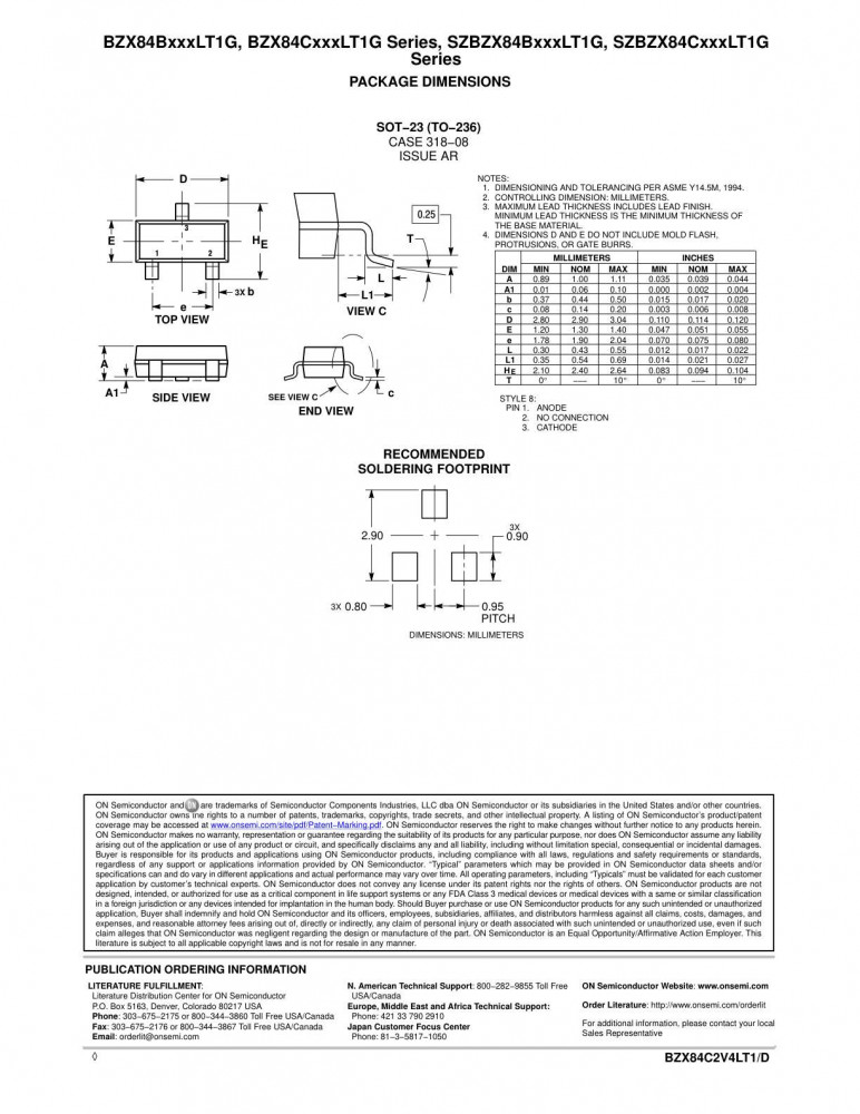 BZX84C39LT1G datasheet page 7