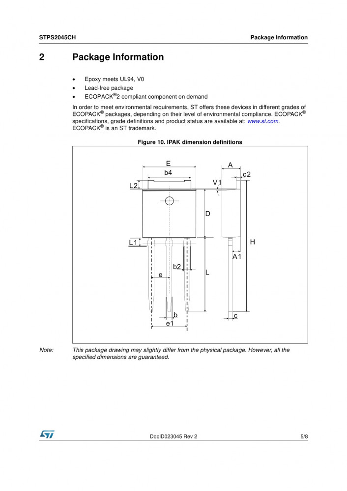 STPS2045CH datasheet page 5