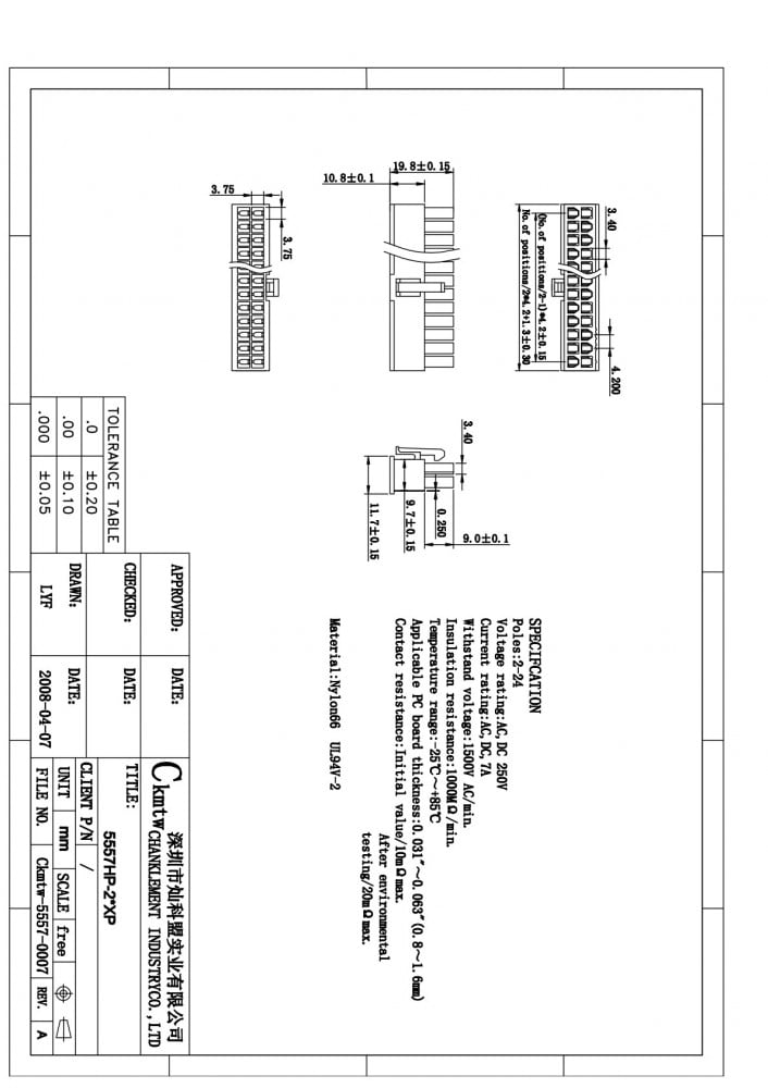 Ckmtw 2-5557H06P-BM00 technical drawing