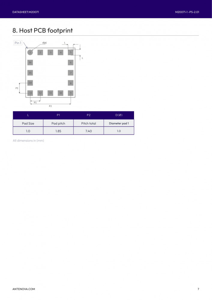 M20071 datasheet page 7