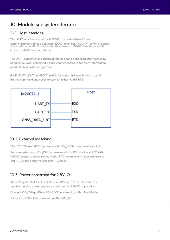 M20071 datasheet page 9