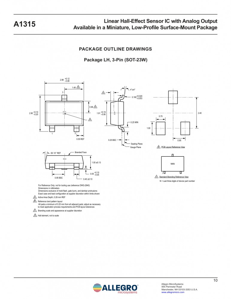 A1315 datasheet page 10