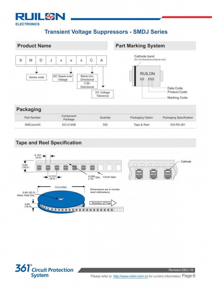 SMDJ series datasheet page 7