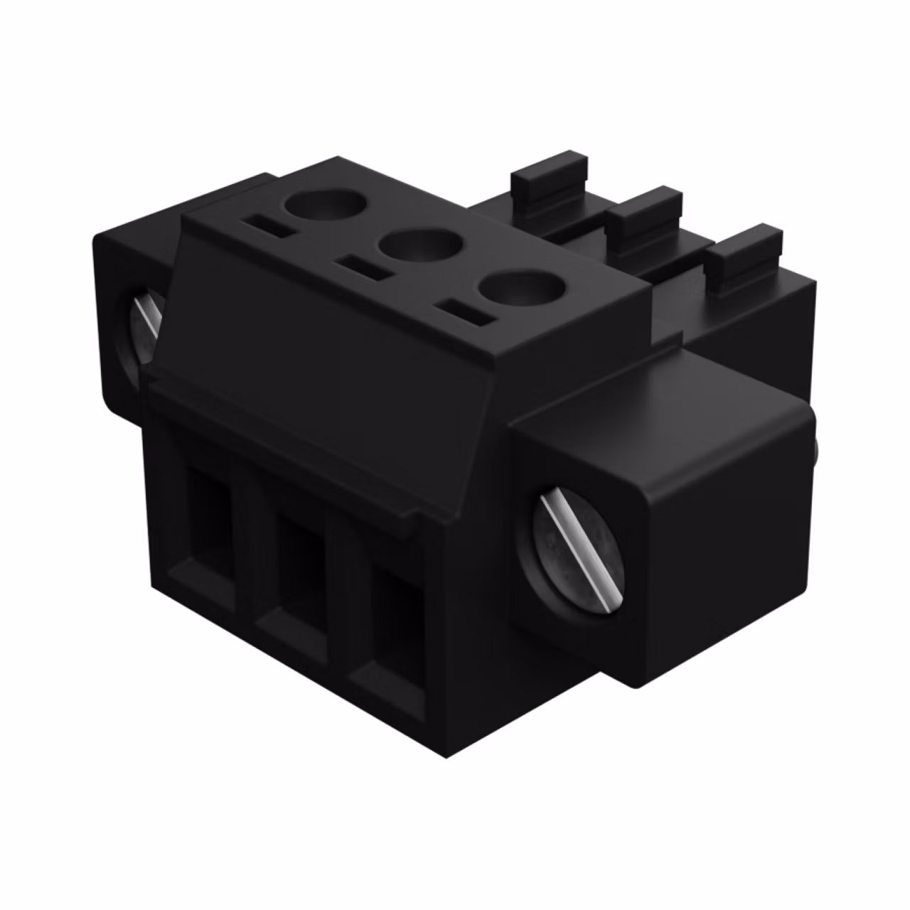 3.81mm Pitch Eurostyle Horizontal Plug, with Retention Screws, 3 Circuits for sale