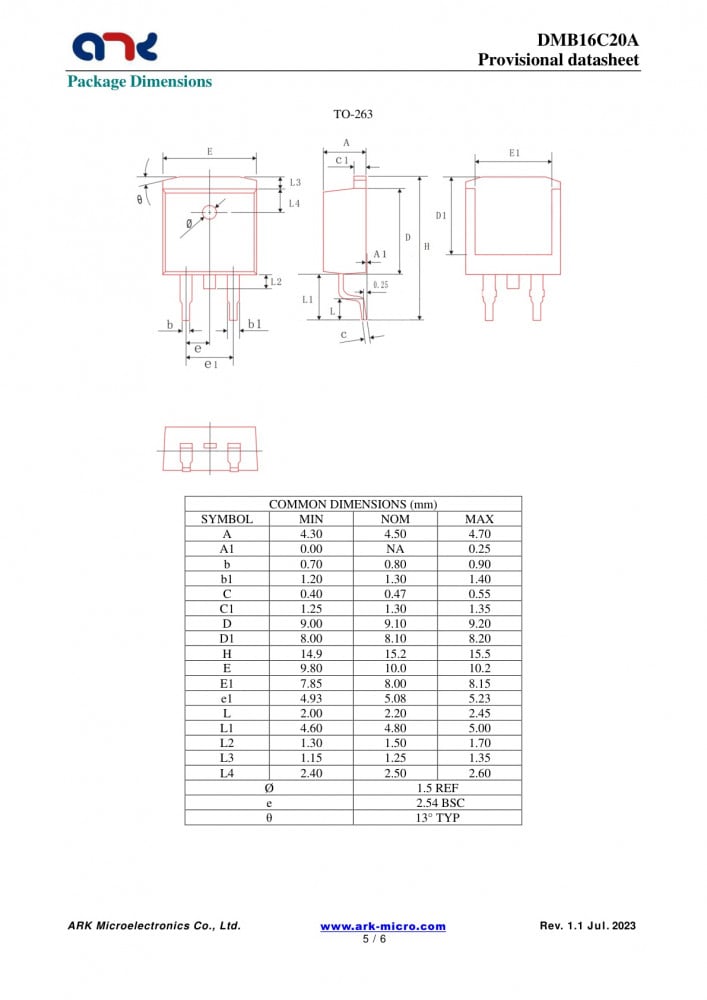 DMB16C20A datasheet page 5