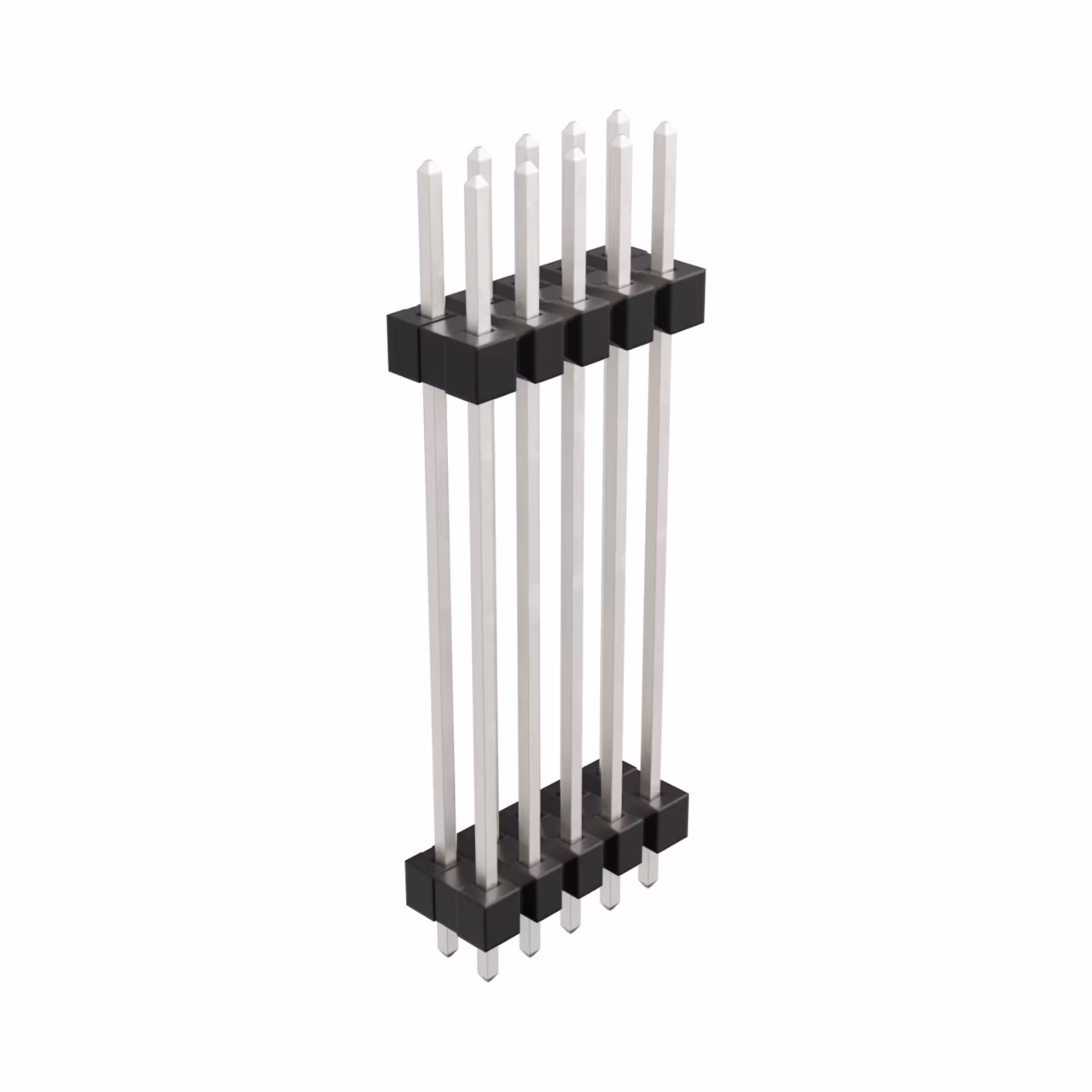 C-Grid Header, Through Hole, Dual Row Dual Body, Vertical, 20 Circuits, 2.50µm Tin (Sn) Plating, 19.34mm Stacking Height, Tray Packaging, Lead-Free