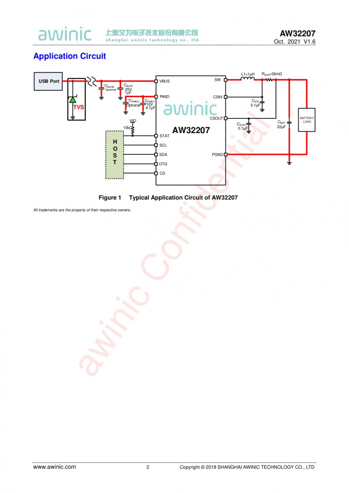 AW32207FCR datasheet page 2