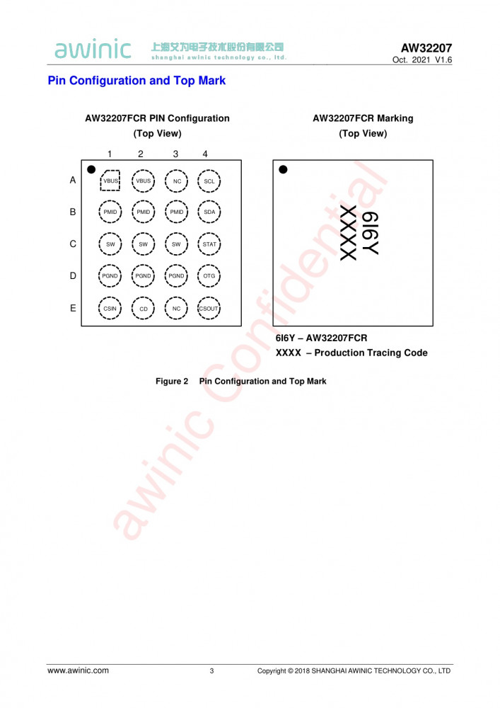 AW32207FCR datasheet page 3