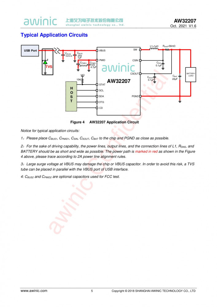 AW32207FCR datasheet page 5
