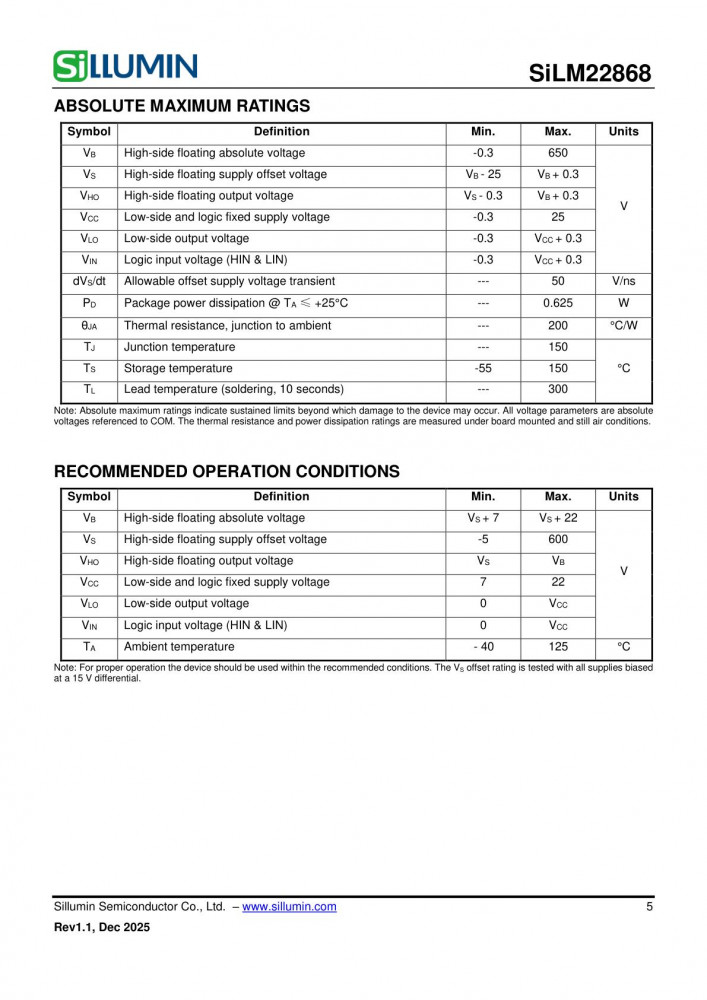 Supplied technical document page 5