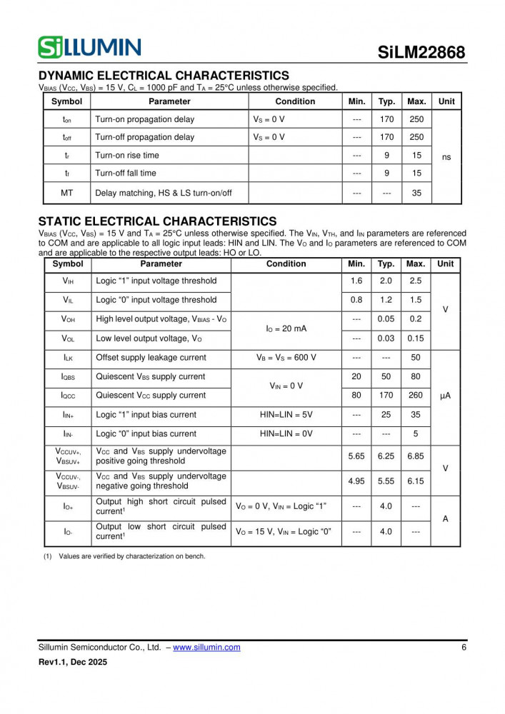 Supplied technical document page 6
