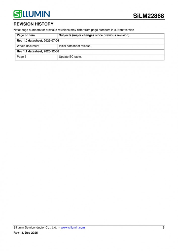 Supplied technical document page 9