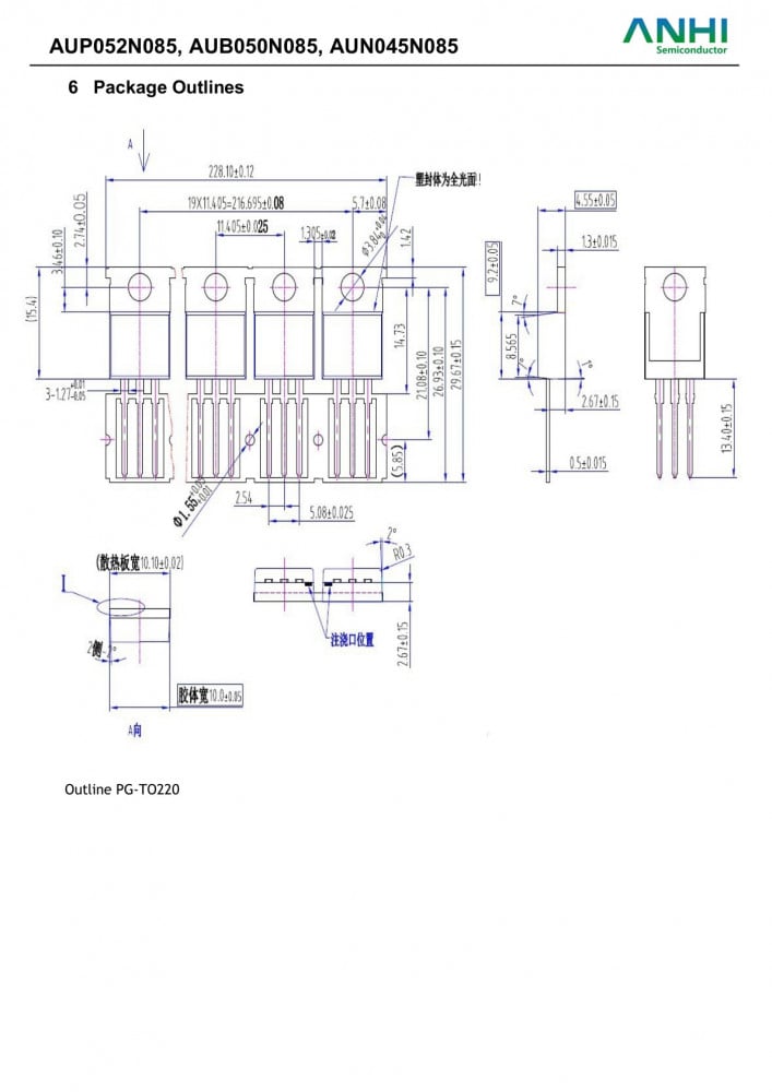 AUB050N085 datasheet page 10