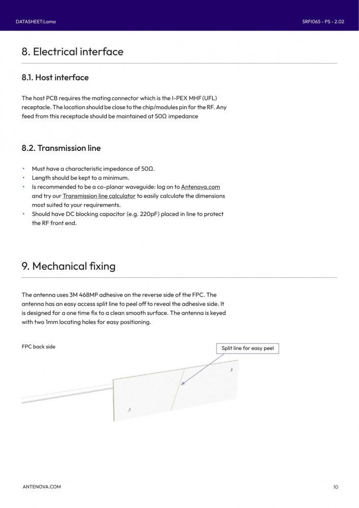 Lama datasheet page 10