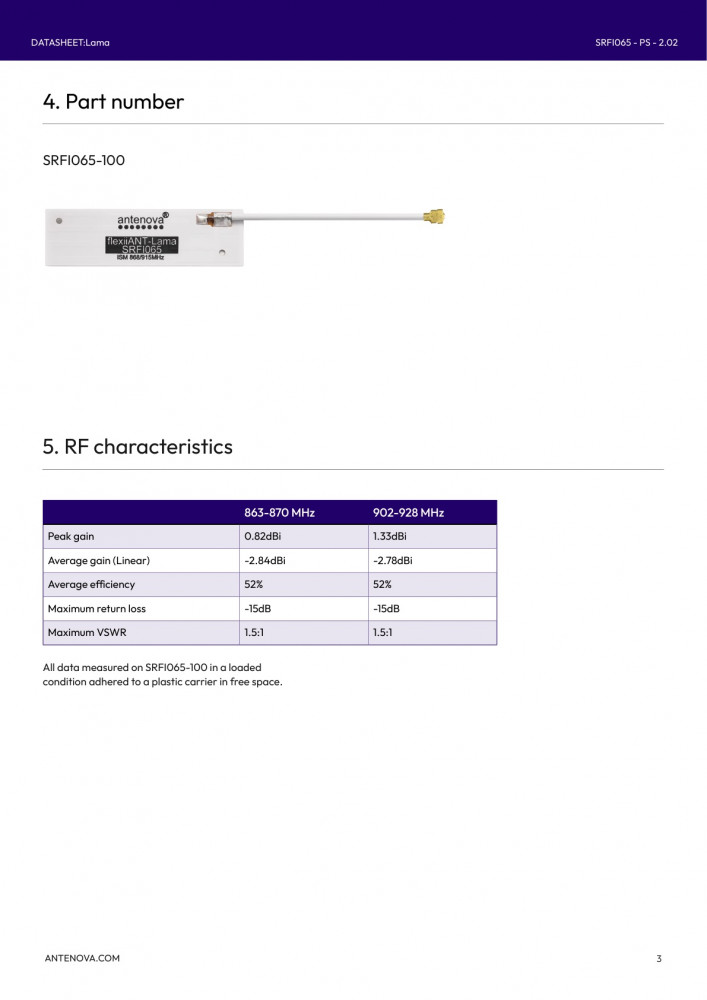 Lama datasheet page 3