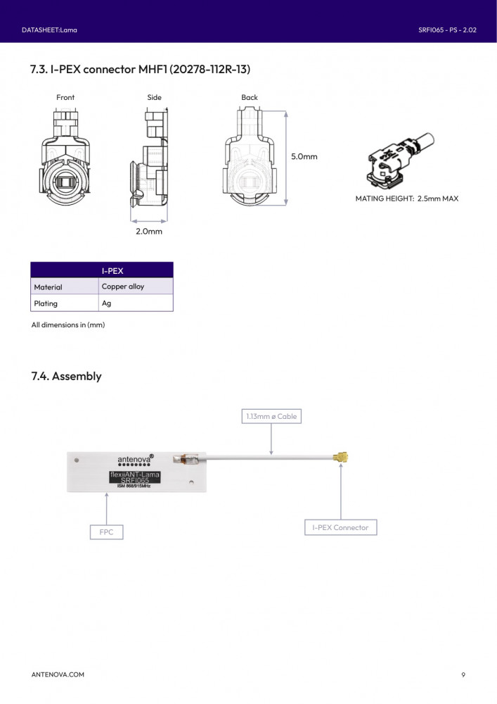 Lama datasheet page 9