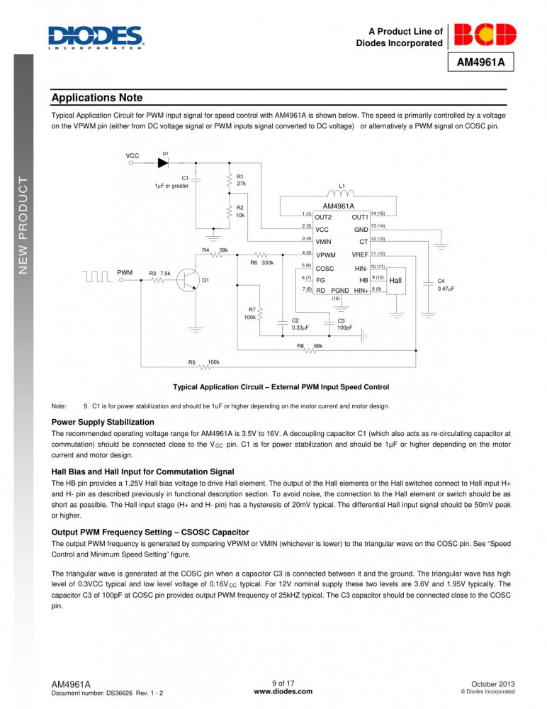 AM4961A datasheet page 9