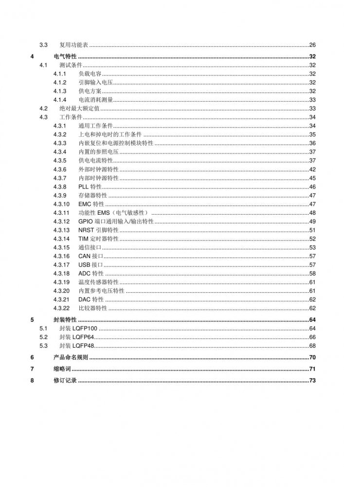MM32F0270 datasheet page 3