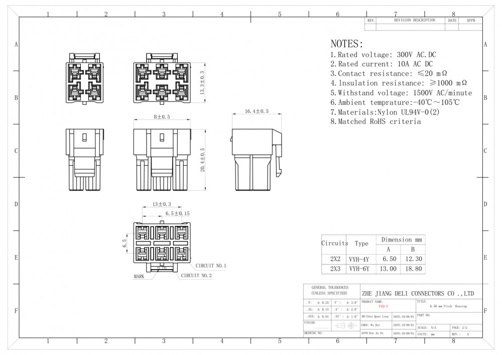 DLL connector drawing page 4