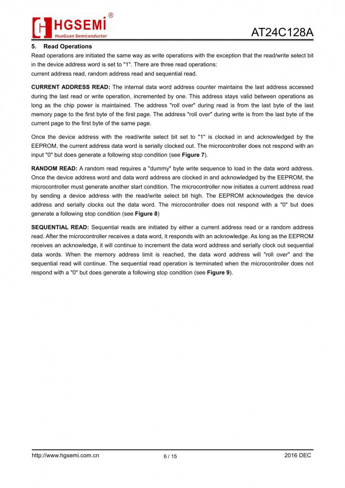 AT24C128AM/TR datasheet page 6