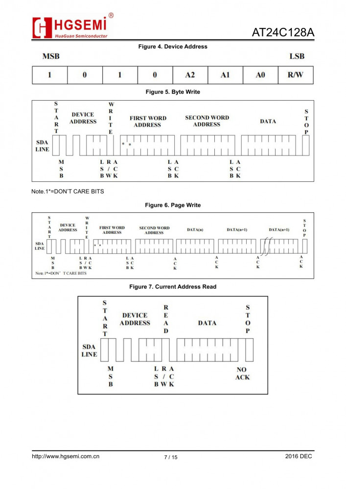 AT24C128AM/TR datasheet page 7