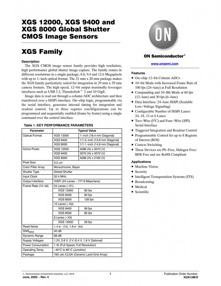 XGS documentation page 1