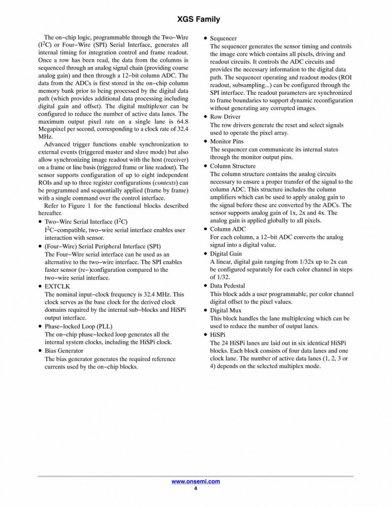 XGS documentation page 4