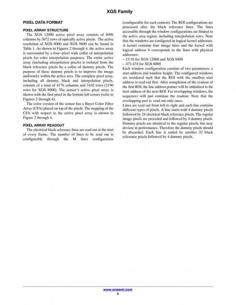 XGS documentation page 5