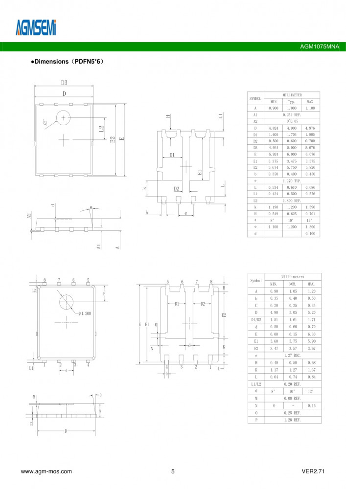 AGM1075MNA datasheet page 5