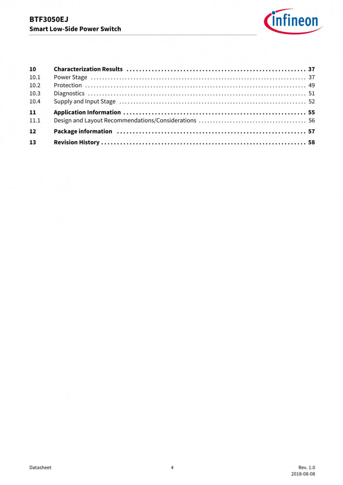 BTF3050EJ datasheet page 4