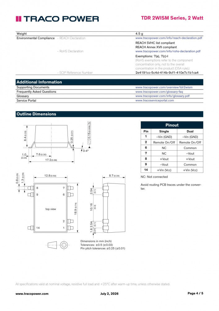 TDR 2WISM technical document page 4