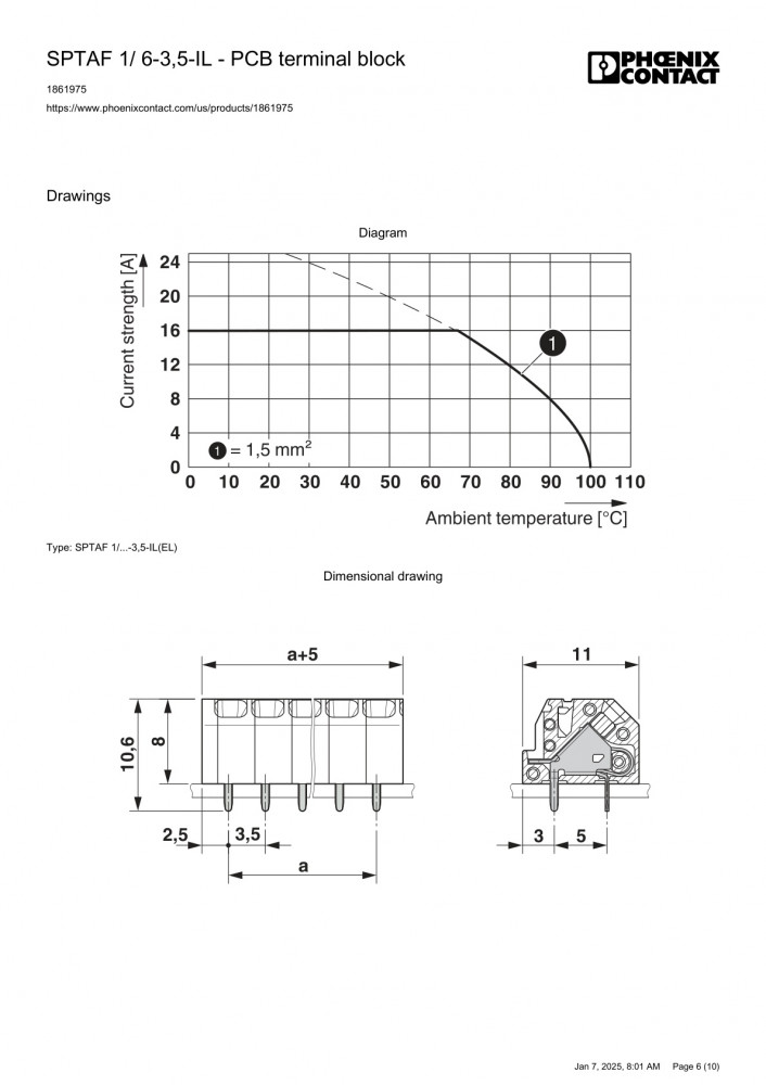 Phoenix Contact 1861975 technical document page 6