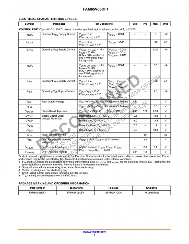 FAM65V05DF1 datasheet page 7