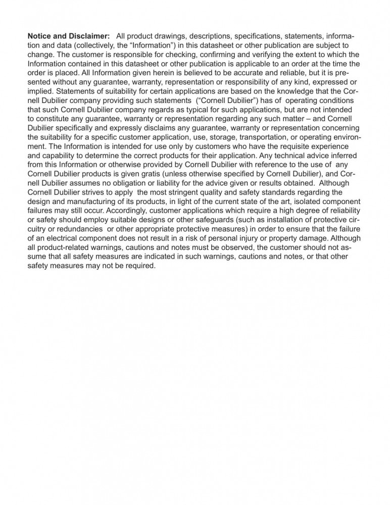 MXH series datasheet page 4
