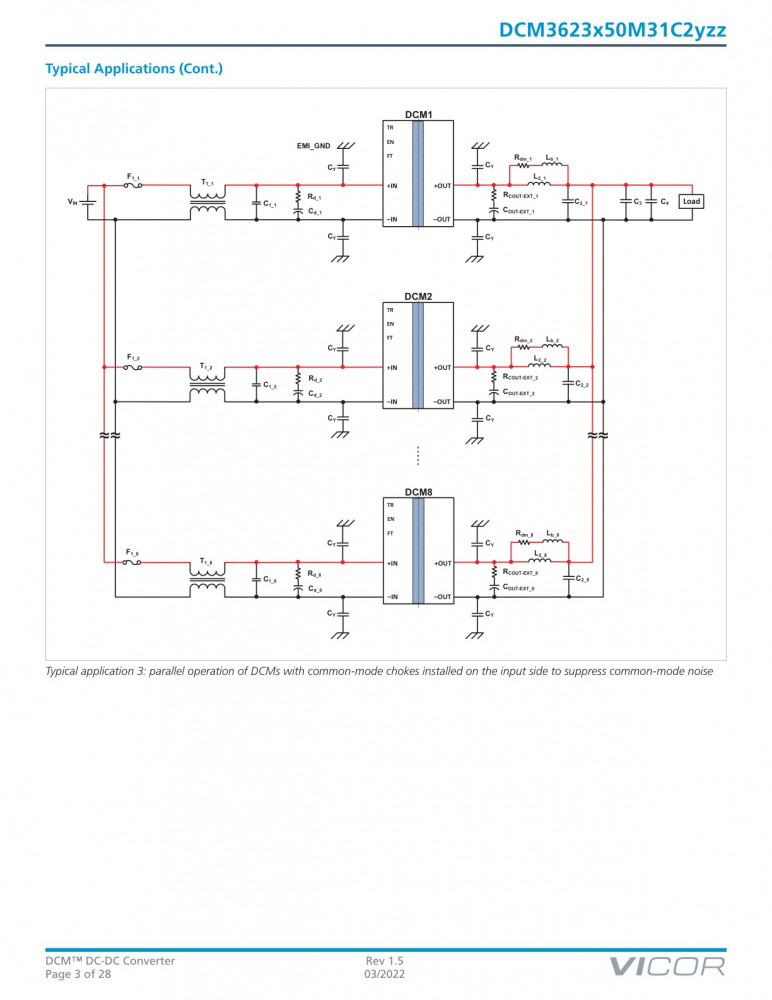 DCM3623T50M31C2T00 technical document page 3