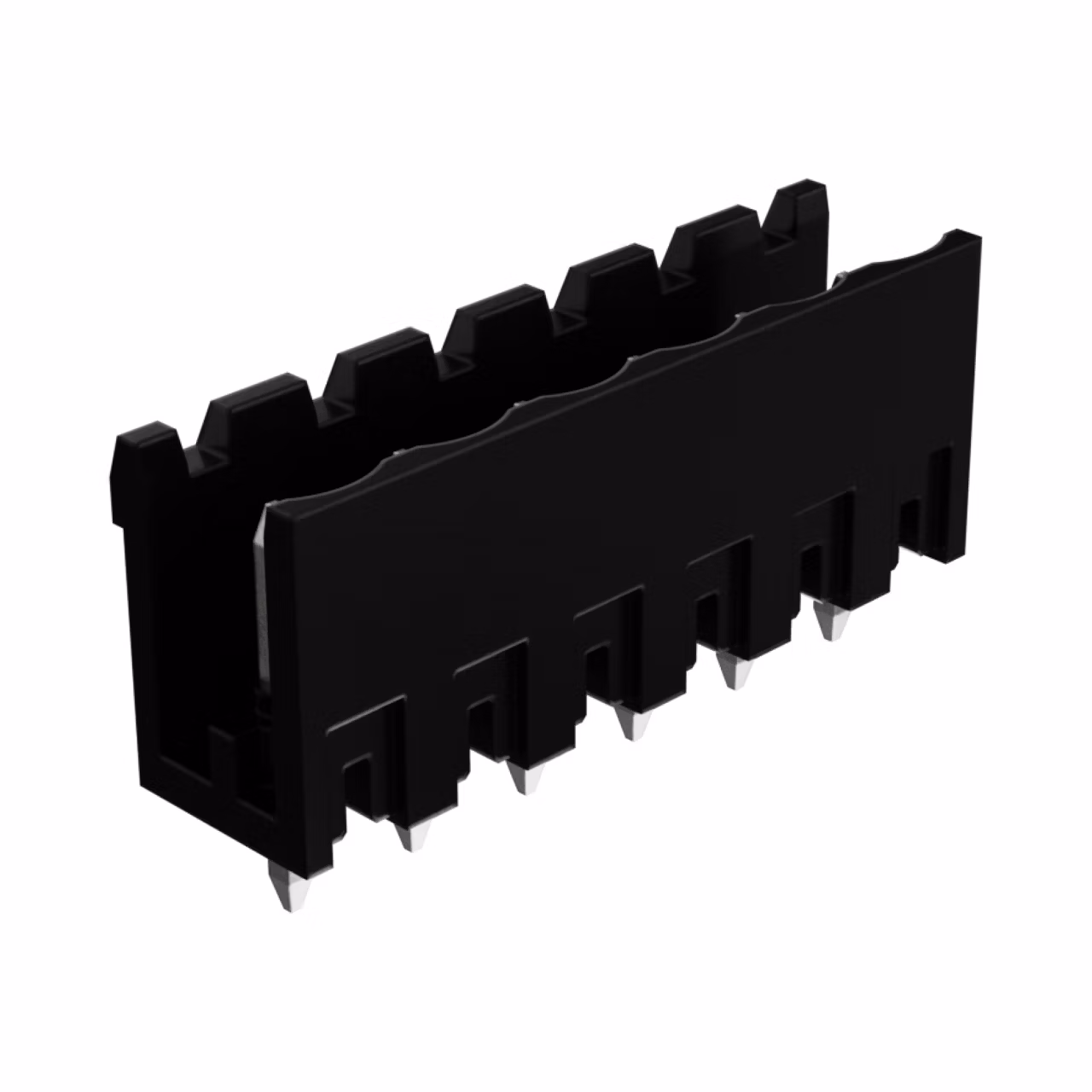 5.08mm Pitch Eurostyle Vertical PCB Header, Open Ends, 6 Circuits for sale