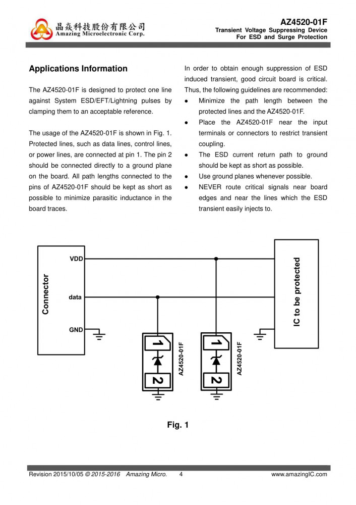 AZ4520-01F datasheet page 4