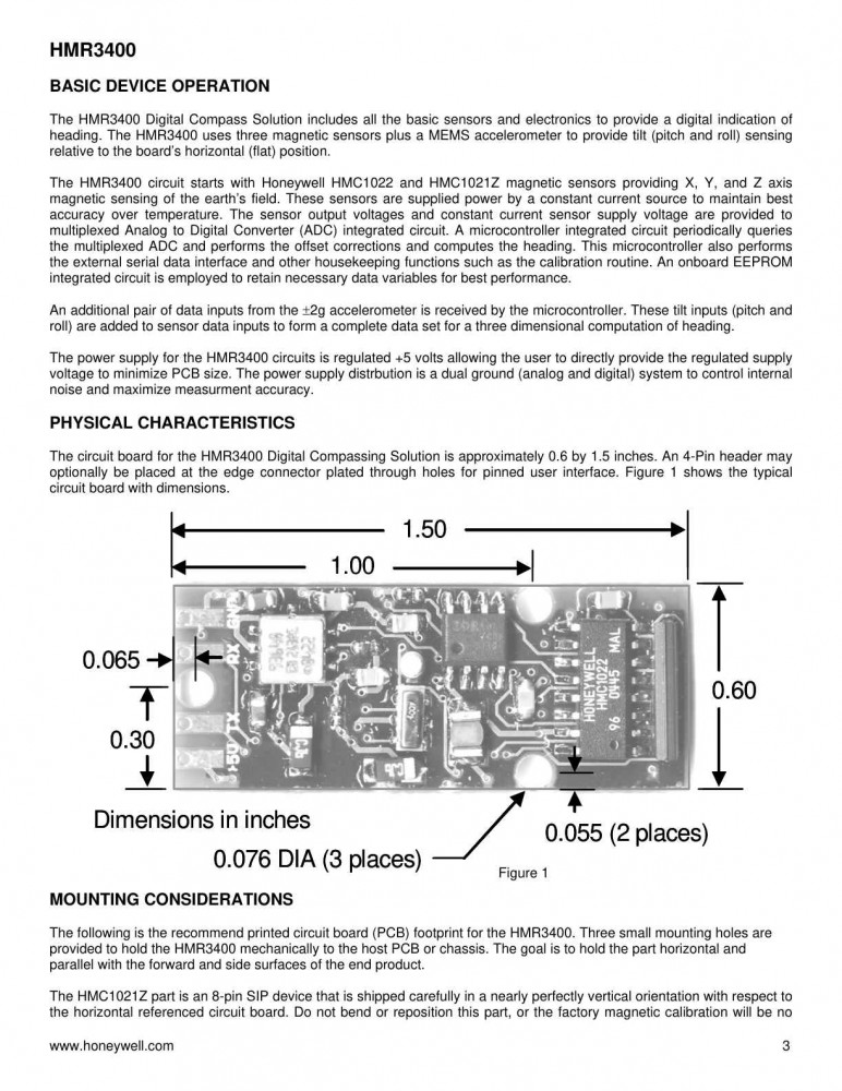 HMR3400 datasheet page 3