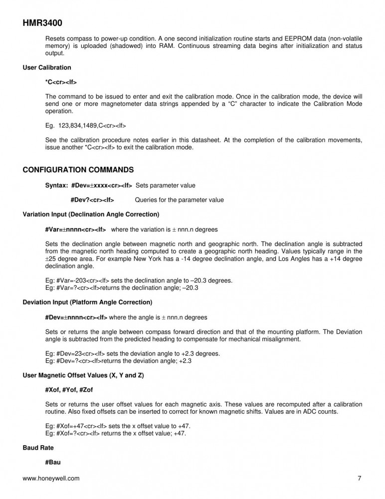 HMR3400 datasheet page 7