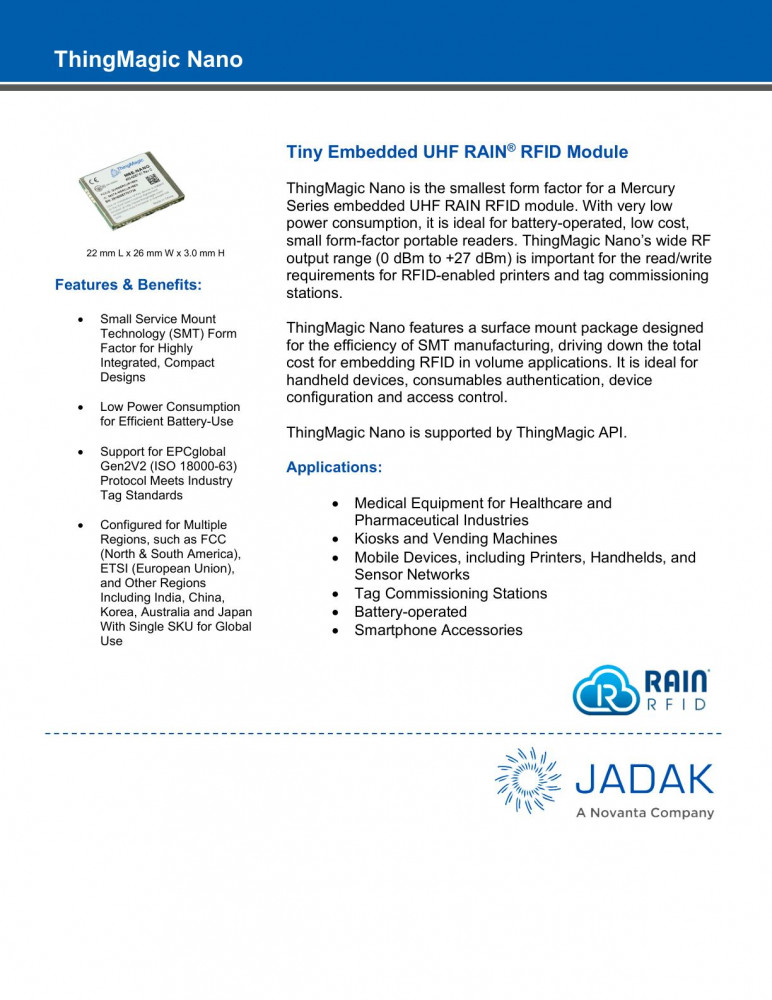 M6E-NANO technical document page 1