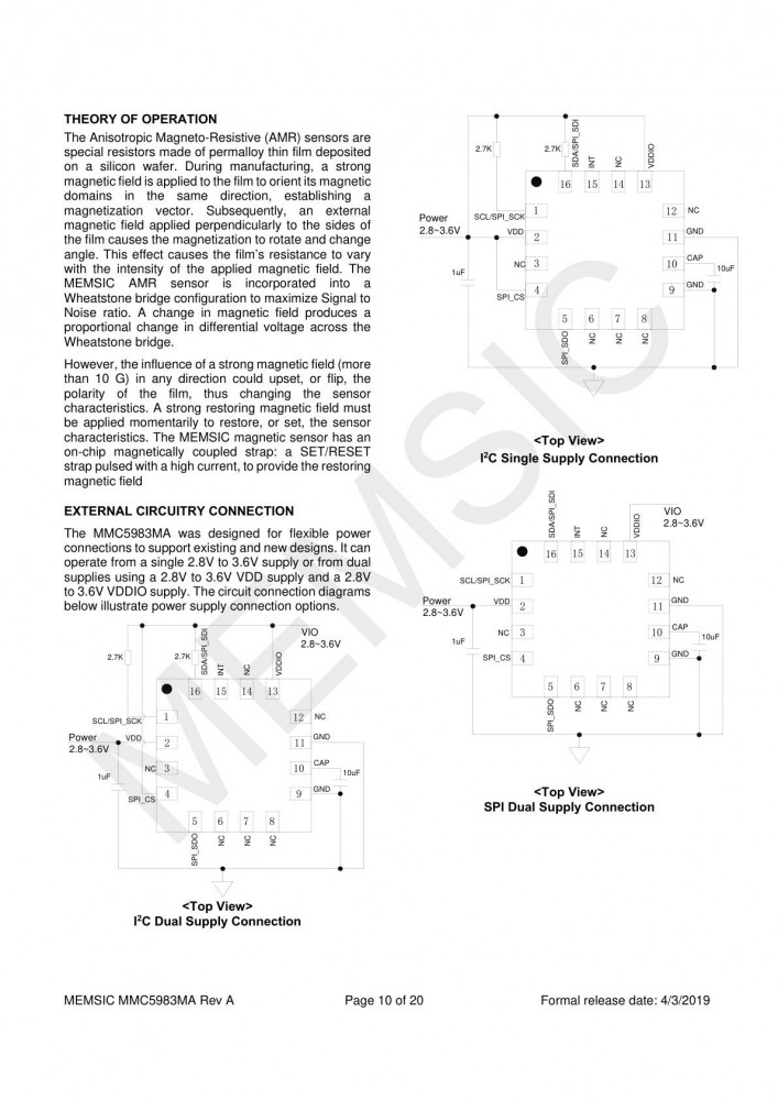 MMC5983MA documentation page 10