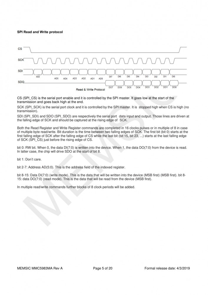 MMC5983MA documentation page 5
