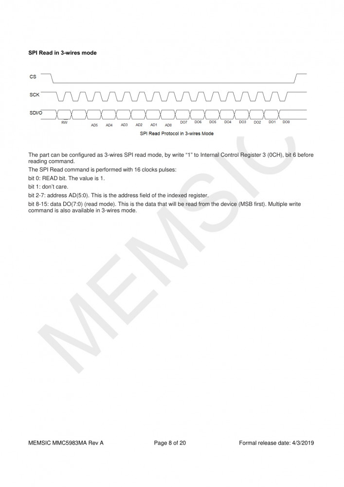 MMC5983MA documentation page 8