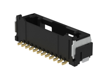 1.50mm Pitch CLIK-Mate Wire-to-Board PCB Receptacle, Single Row, Surface Mount, Vertical, 0.10µm Gold (Au) Plating, 14 Circuits, Natural