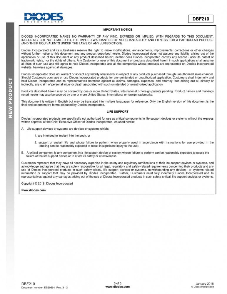DBF210-13 datasheet page 5